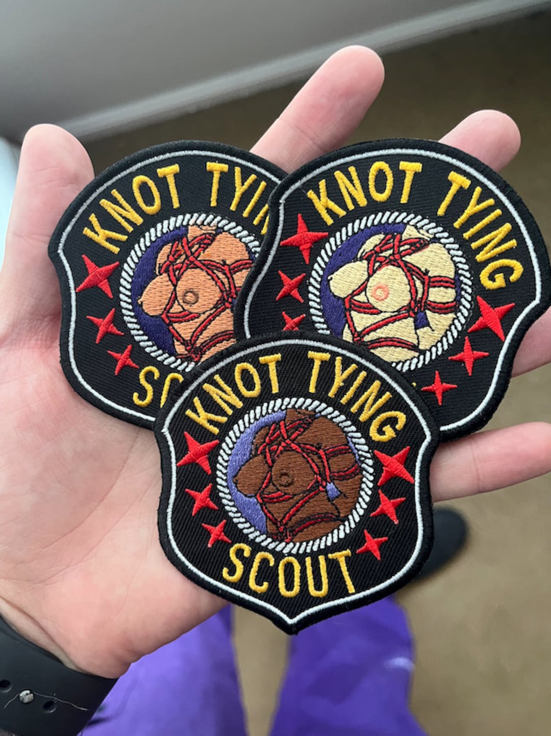Knot Tying Merit Badge Scout Patch - Shibari Bondage Bdsm - Etsy