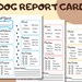 Dog Report Card | Printable PDF Sheets 8.5 X 11 Size | Pet Sitting ...