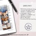 Set of 16 Watercolor "cute Mouse & Books" Printable Bookmarks, Animal ...