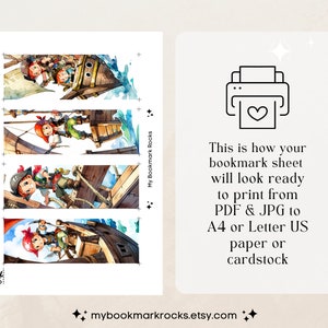 Set of 16 "little Pirates" Printable Bookmarks, High-quality PDF & JPG ...