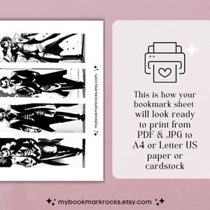 Set of 12 Printable "joker" Bookmarks | Instant Digital Download (PDF ...