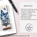 Set of 20 Watercolor "blue Butterfly" Printable Bookmarks | High ...