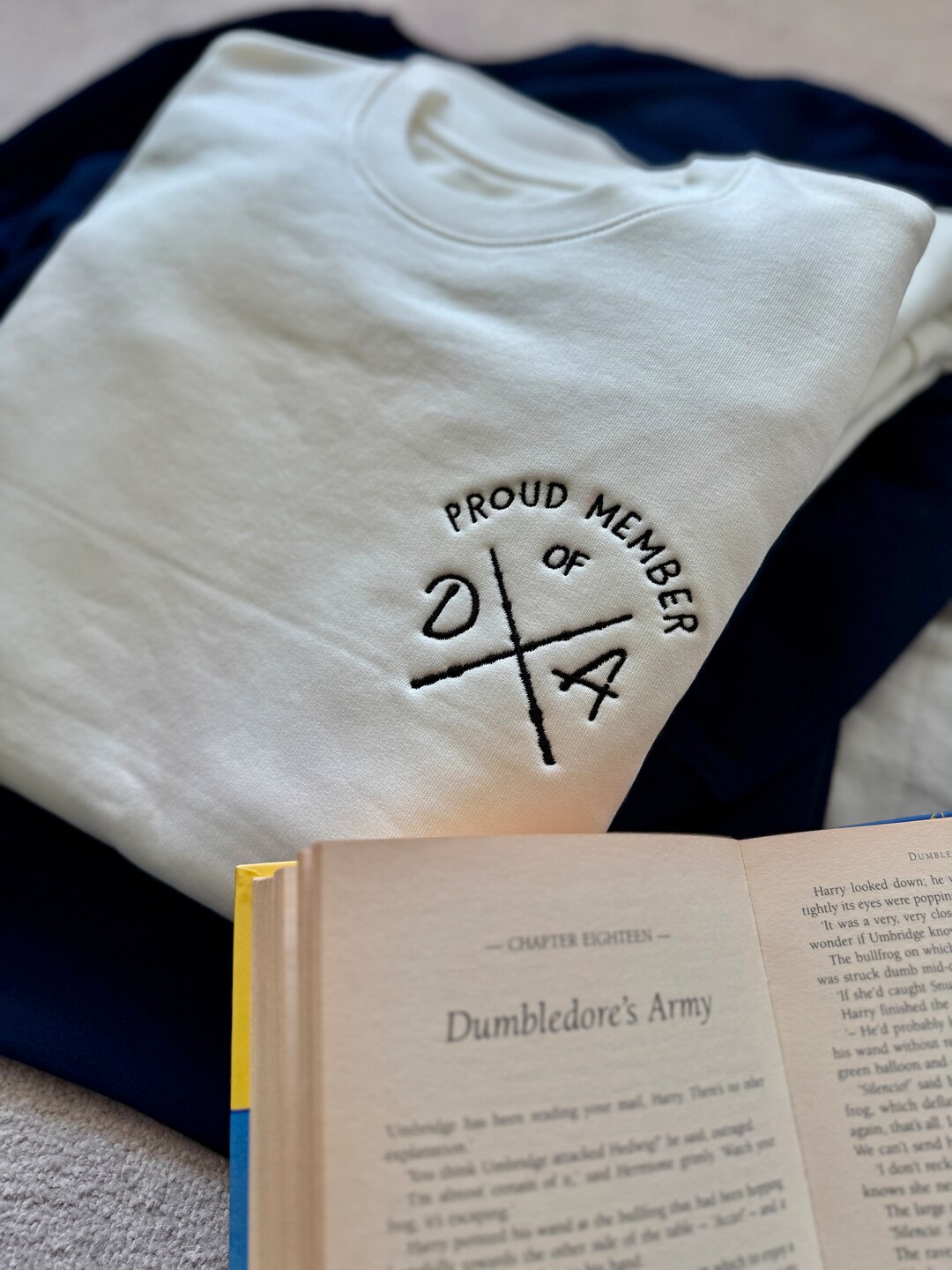 Dumbledore’s Army Member, Harry Potter Inspired Embroidered Jumper ...