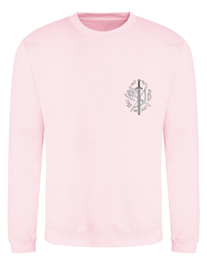 LOTR Aragorn, Legolas and Gimli Inspired Embroidered Jumper ...