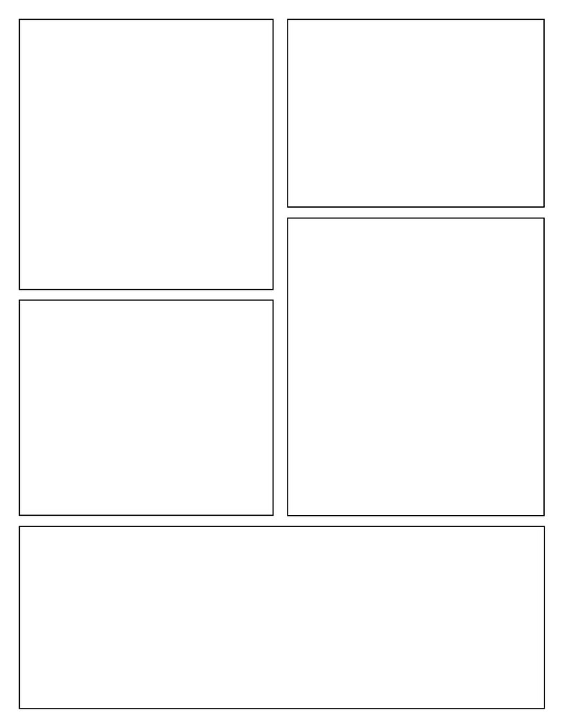 Template to Create a Comic Book - Etsy