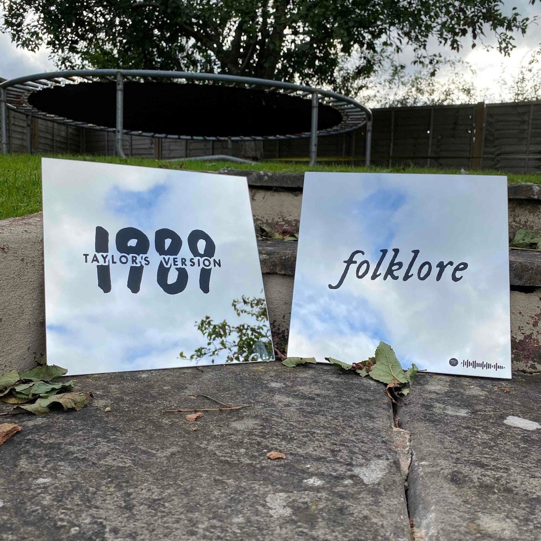 Taylor Swift Mirror Set Taylor Swift Folklore & 1989 Album - Etsy