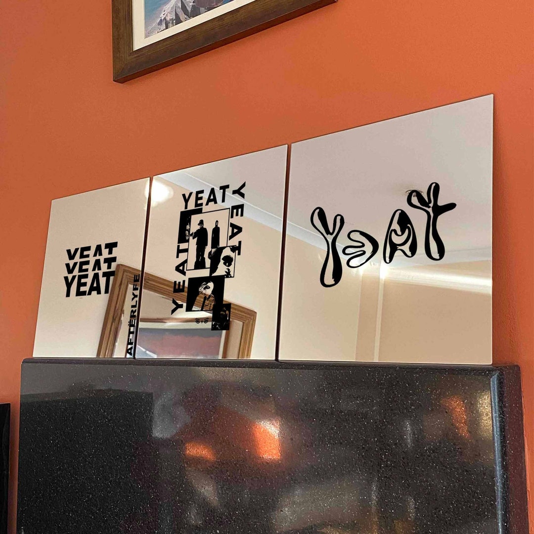 Full Set Yeat Mirrors Yeat Afterlyfe 2093 Album Yeat Sneaker Mirror ...