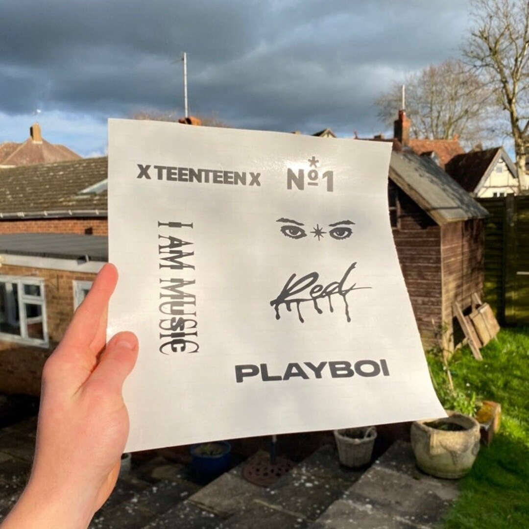 Playboi Carti Inspired Sticker Set 6 Vinyl Decal Set - Etsy