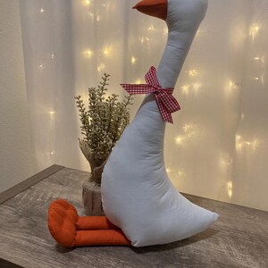 Farmhouse-style Plush Goose - Large (25 Inches) - Etsy