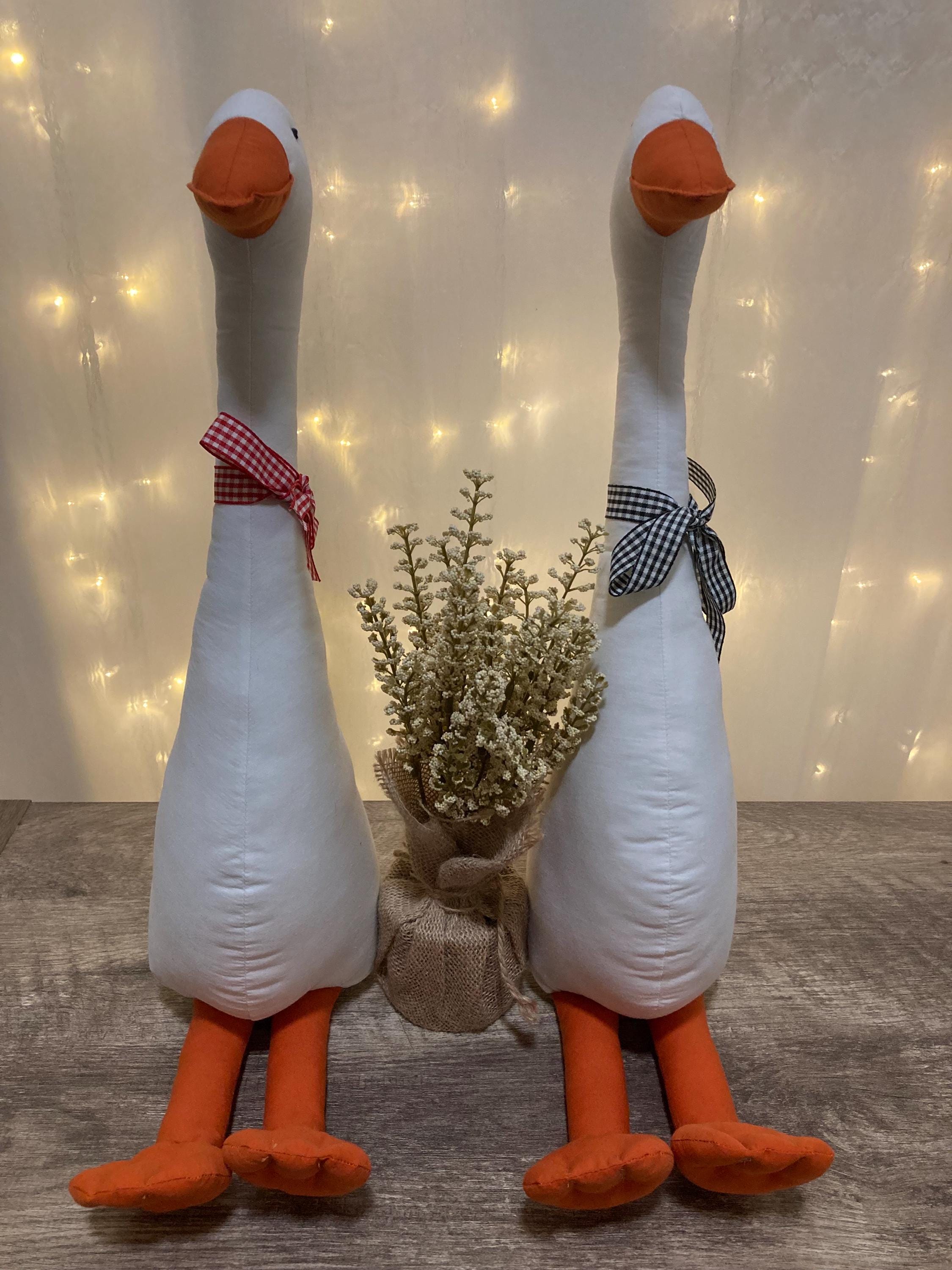 Farmhouse-style Plush Goose - Large (25 Inches) - Etsy