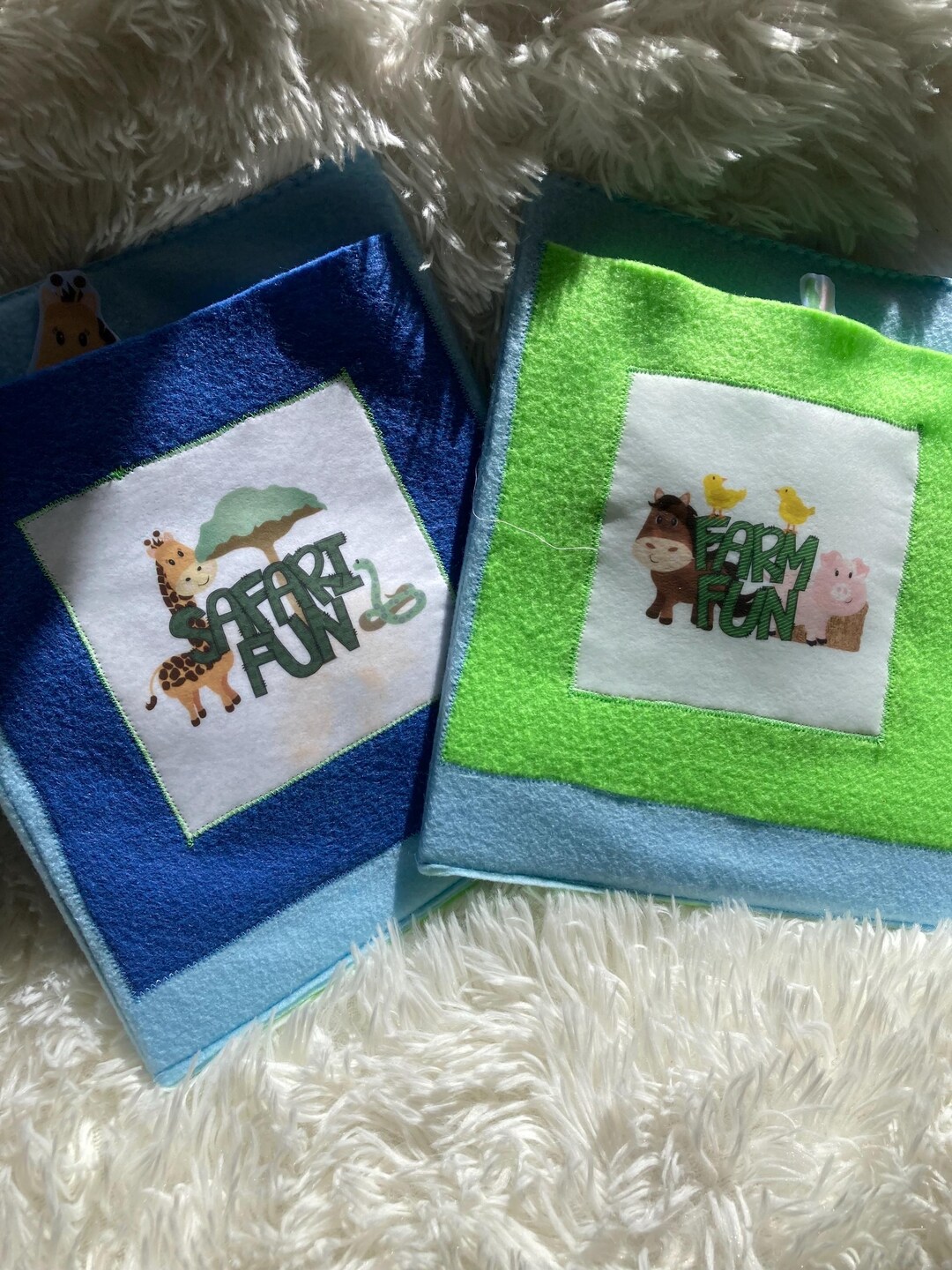 Safari and Farm Themed Felt Playmat Sets - Etsy