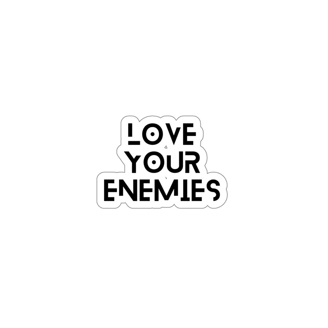Love Your Enemies Sticker - Etsy