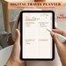 Digital Travel Planner, Printable Packing Checklist, iPad Trip ...