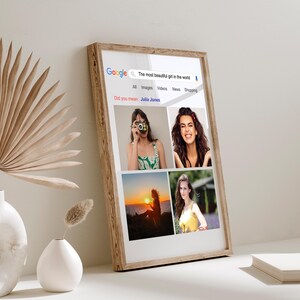 Digital Google Search Photo Frame, Best Friends Photo Collage, Photo ...