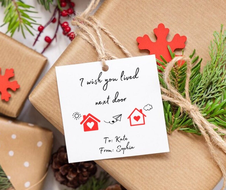 Printable Best Friend Gift Template, Best Friend Distance Gift Tag, Bff ...