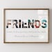 Editable Friends Photo Template, Printable Gift for Friends ...