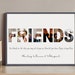 Editable Friends Photo Template, Printable Gift for Friends ...