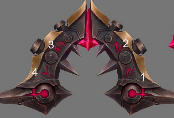 Briar Rune Stencil and Shapes for Cosplay League of Legends 3d Models ...