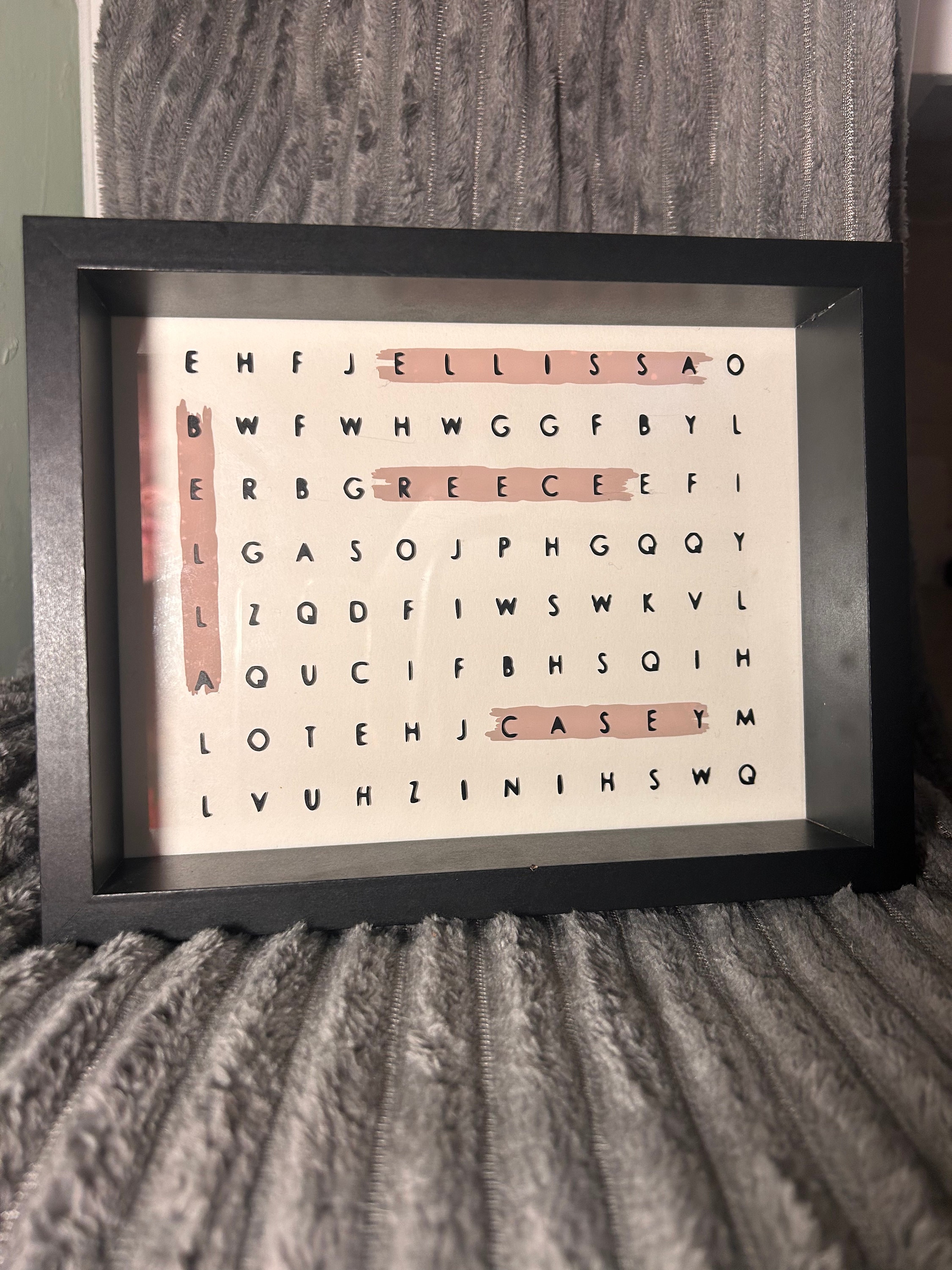 Word Search Personalised - Etsy