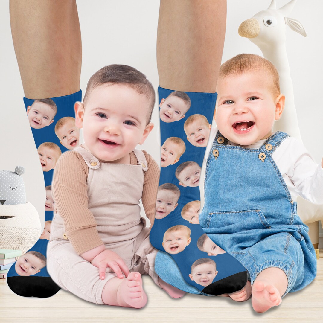 Customized Face Socks Made in USA, Put Any Faces on Socks,funny Faces ...