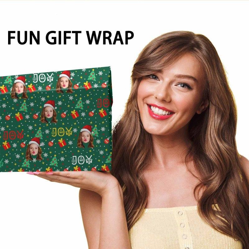 Custom Photo Wrapping Paper Personalized Face Wrapping Paper - Etsy