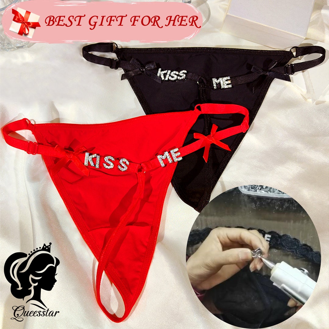 Customized Thong Chain With Name, Thong Bikini, Custom Name Belly Chain ...