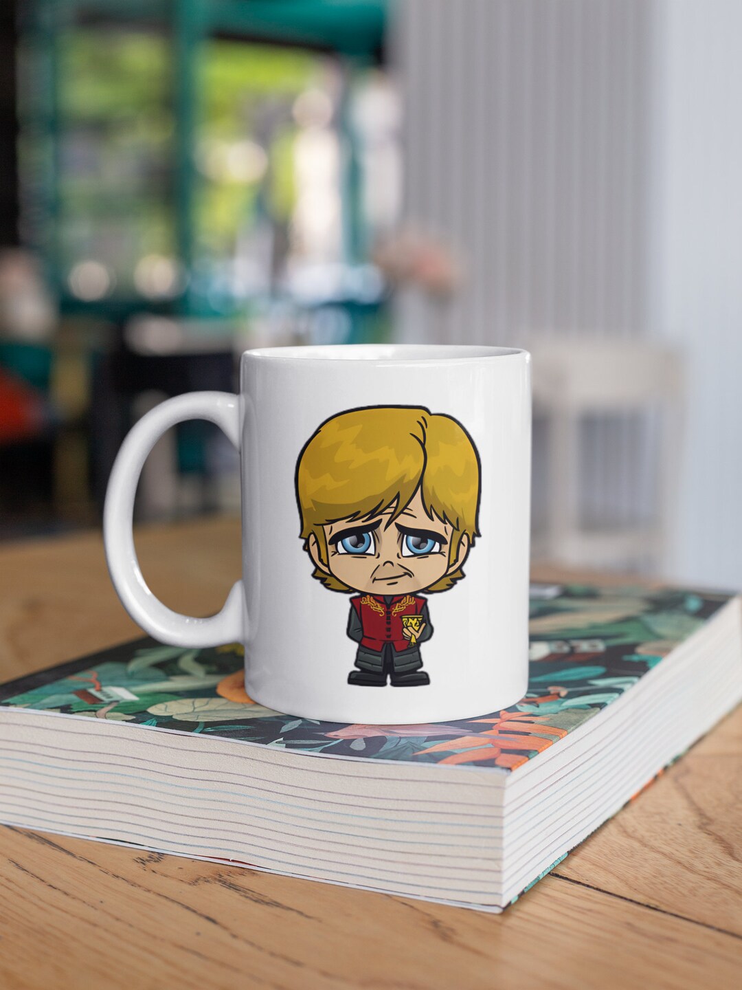 Game of Thrones | Cute Chibi Tyrion Lannister | 11oz White Glossy Mug ...