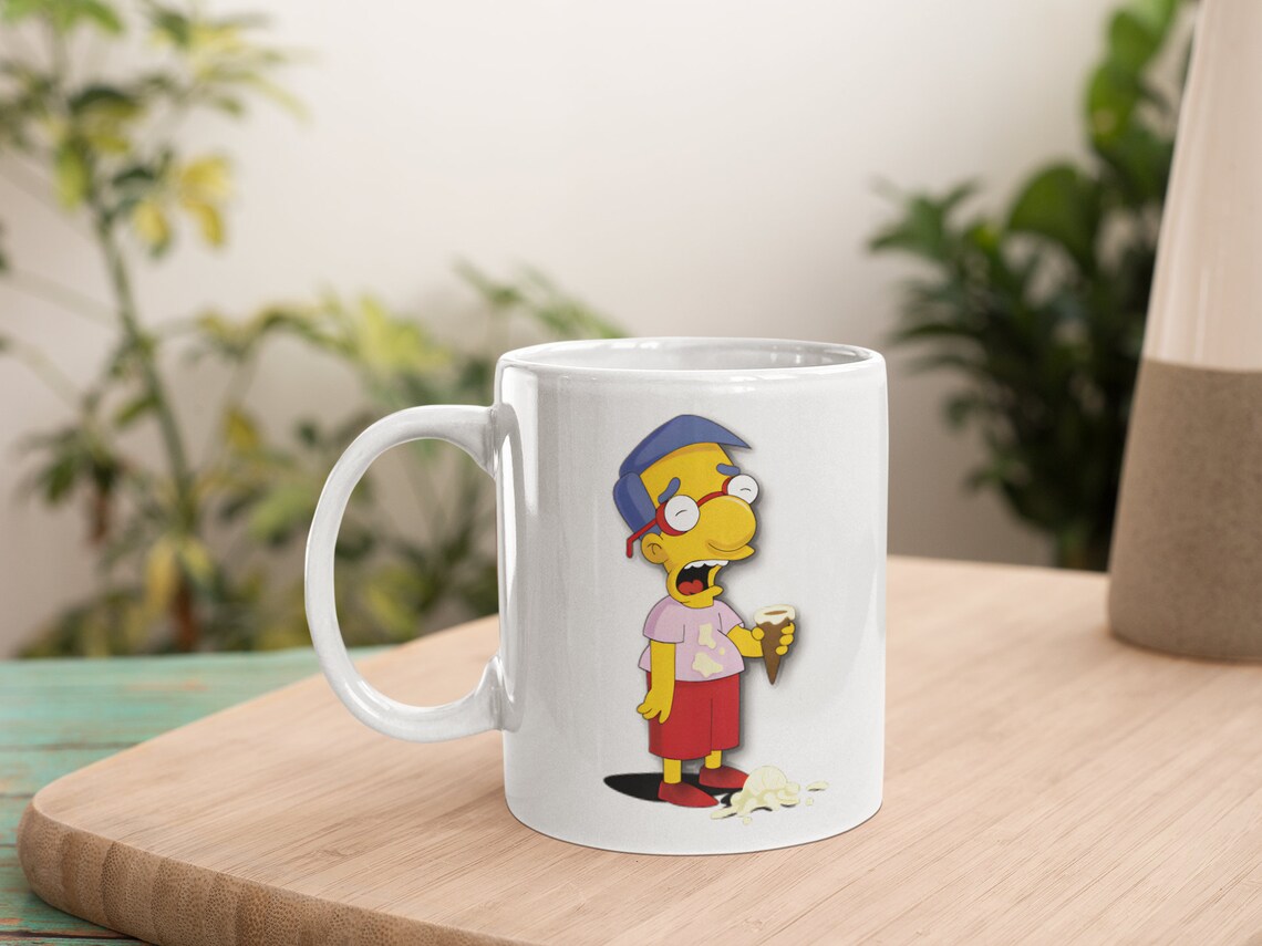The Simpsons | Milhouse Van Houten | Funny 11oz White Glossy Mug ...
