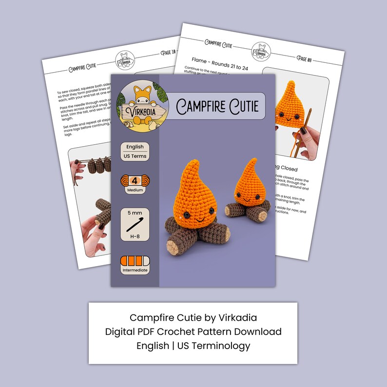 Camp Cuties Crochet Pattern Bundle Digital PDF Downloads Amigurumi ...