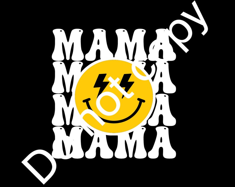Mama Smiley White - Etsy