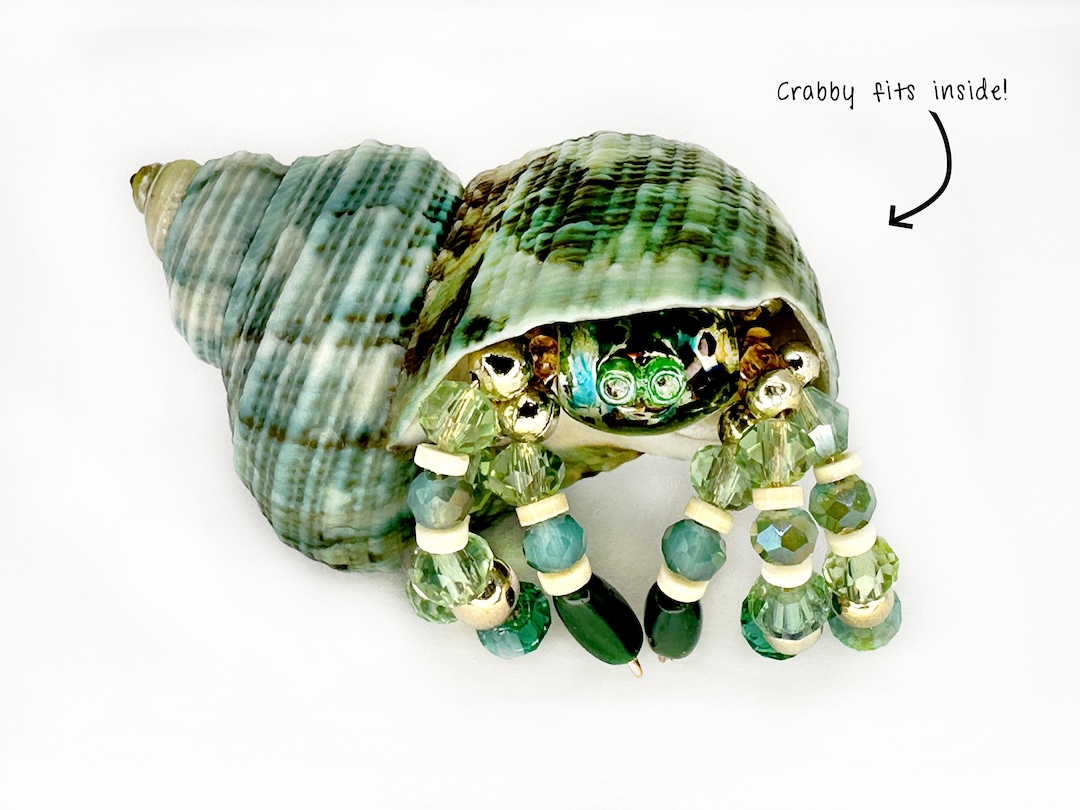 Adorable Beaded Hermit Crab With Shell - Etsy