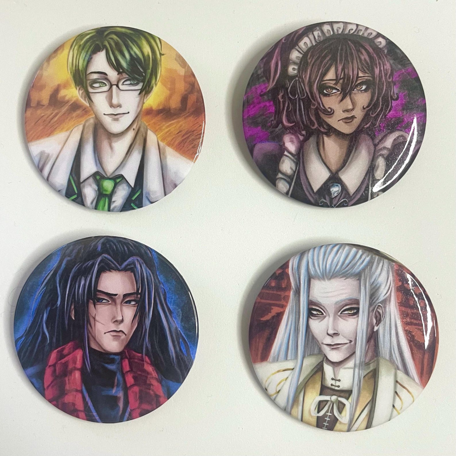 Limbus Company Boss Buttons - Etsy