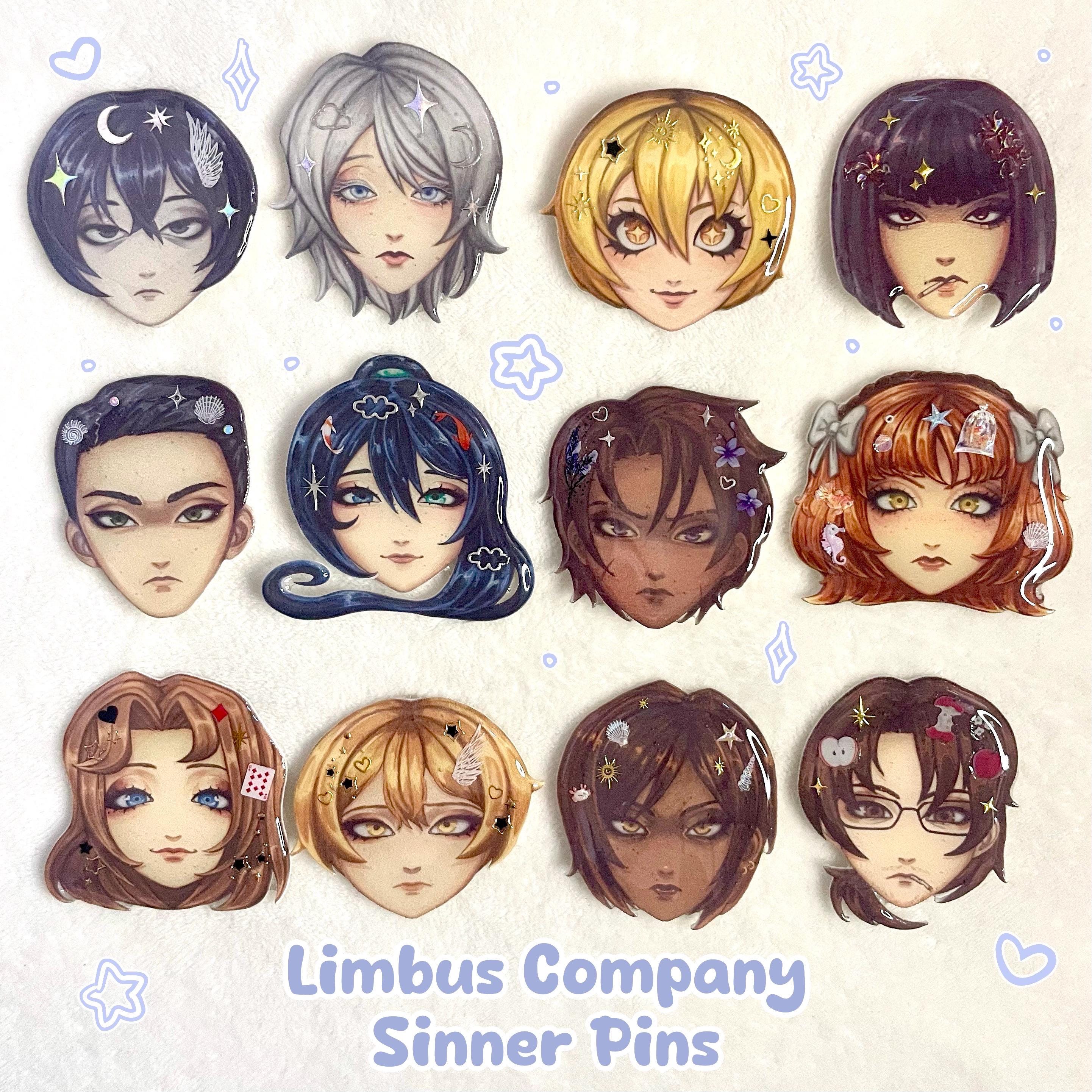 Limbus Company Handmade Sinner Resin Pins / Badges - Etsy