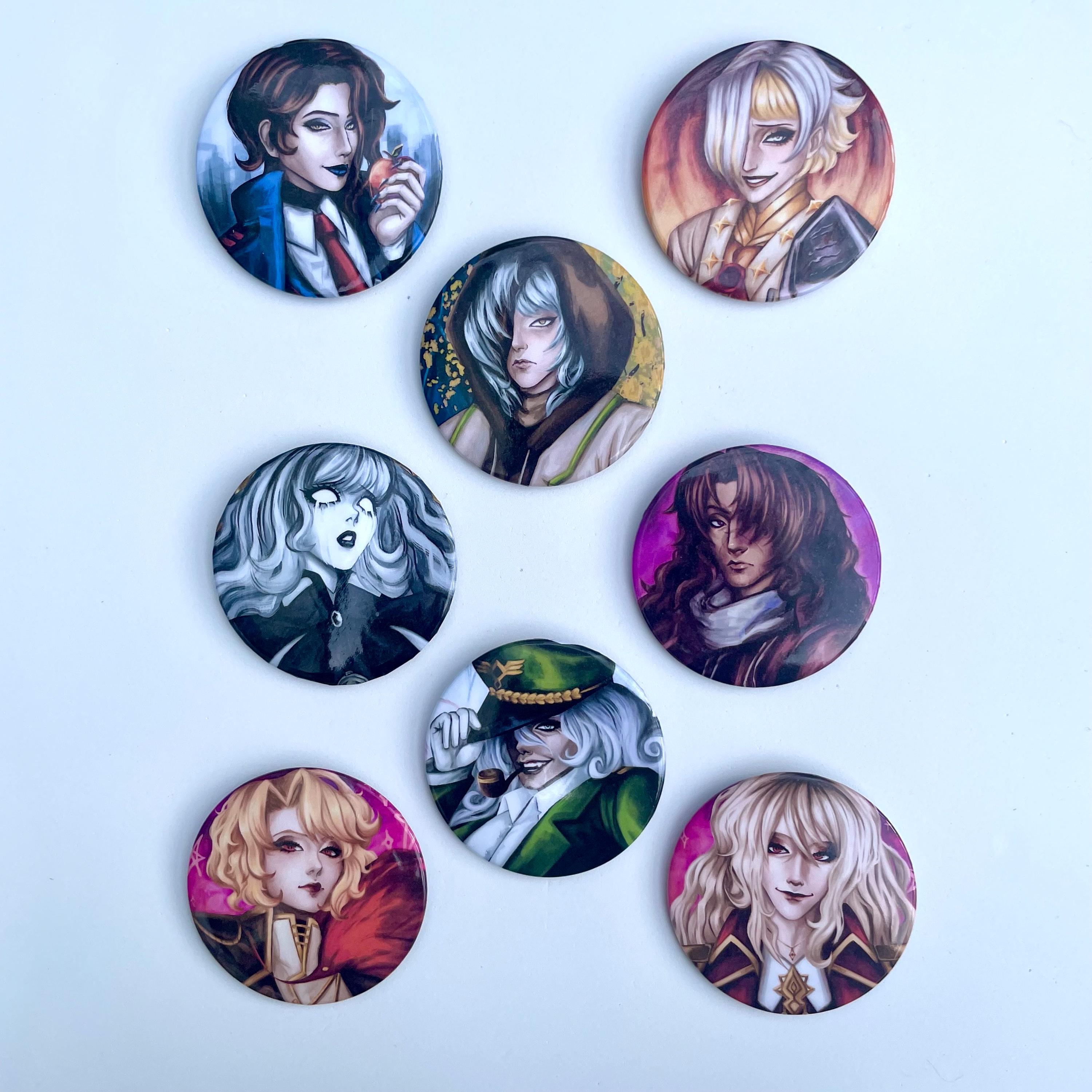 Limbus Company Boss Buttons - Etsy