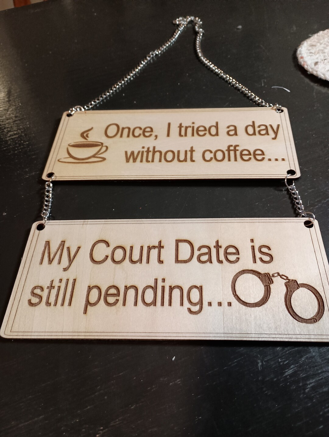 Snarky Chained Signs - Etsy