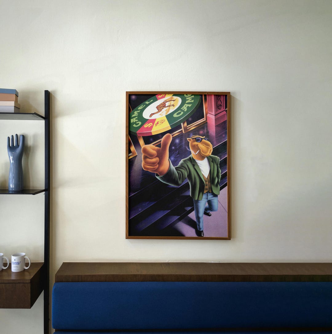 Vintage Wall Art (joe Camel 90s) - Etsy