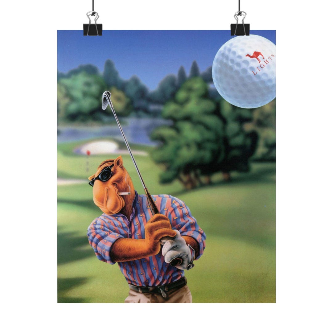 Joe Camel Vintage 90s Cigarette Ad Poster - Etsy