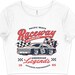 Racing Women's Cropped T-shirt - Vintage Race Car T-shirt - Old Car ...