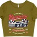Racing Women's Cropped T-shirt - Vintage Race Car T-shirt - Old Car ...