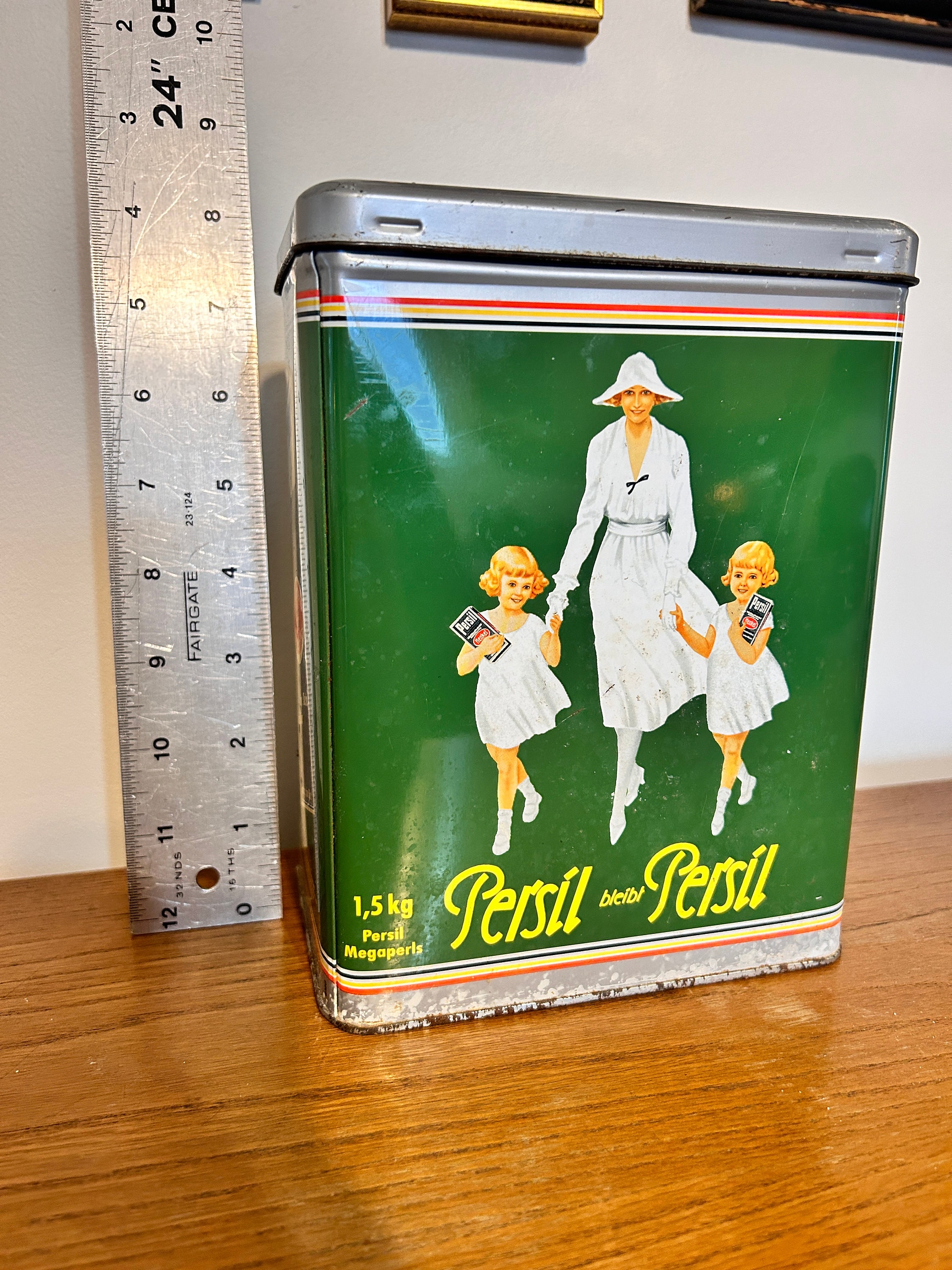 Vintage 1980s Reproduction Tin Box Persil From Germany - Etsy