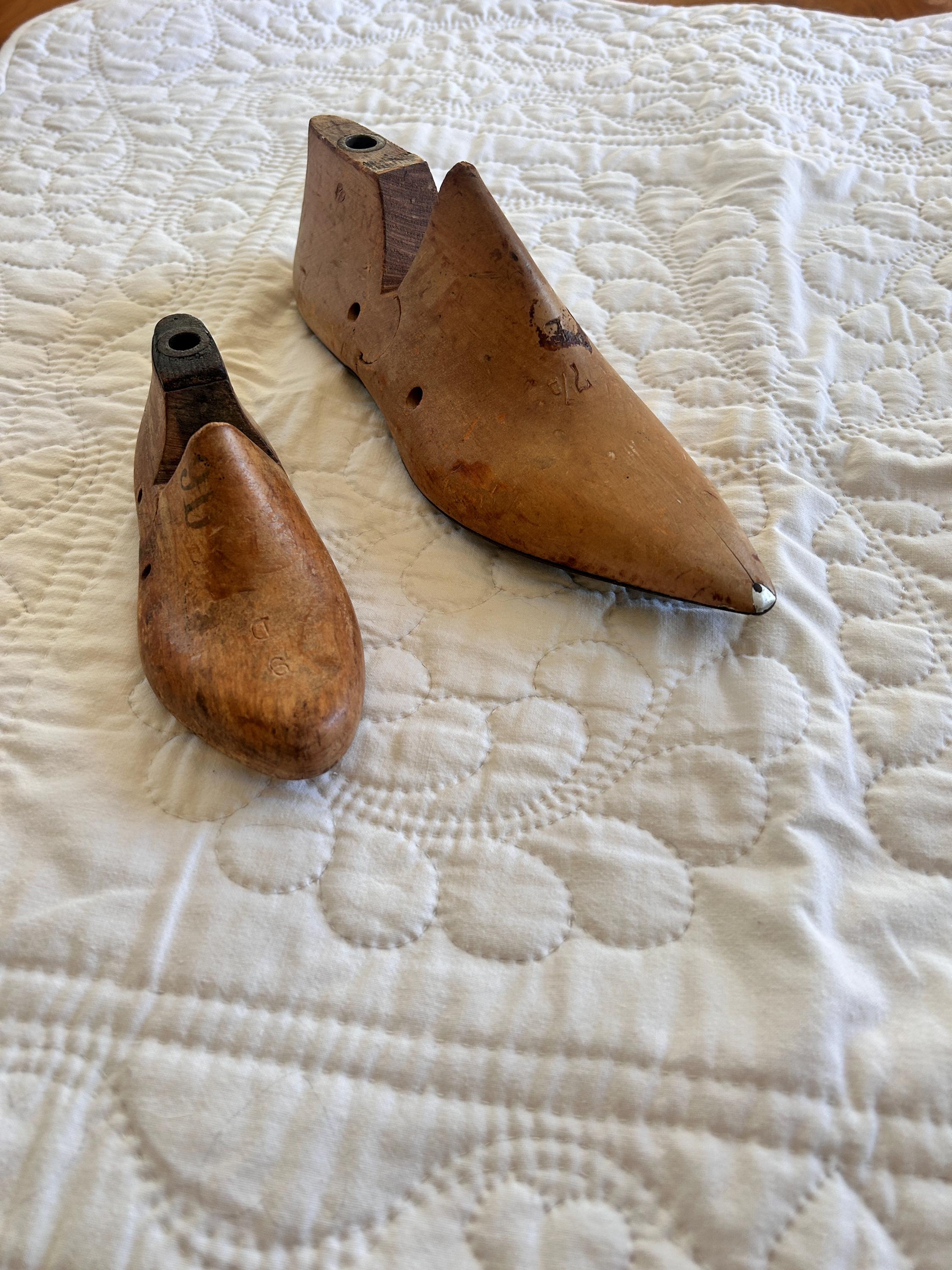 Vintage Shoe Forms, Wooden Adult and Child's Shoes - Etsy
