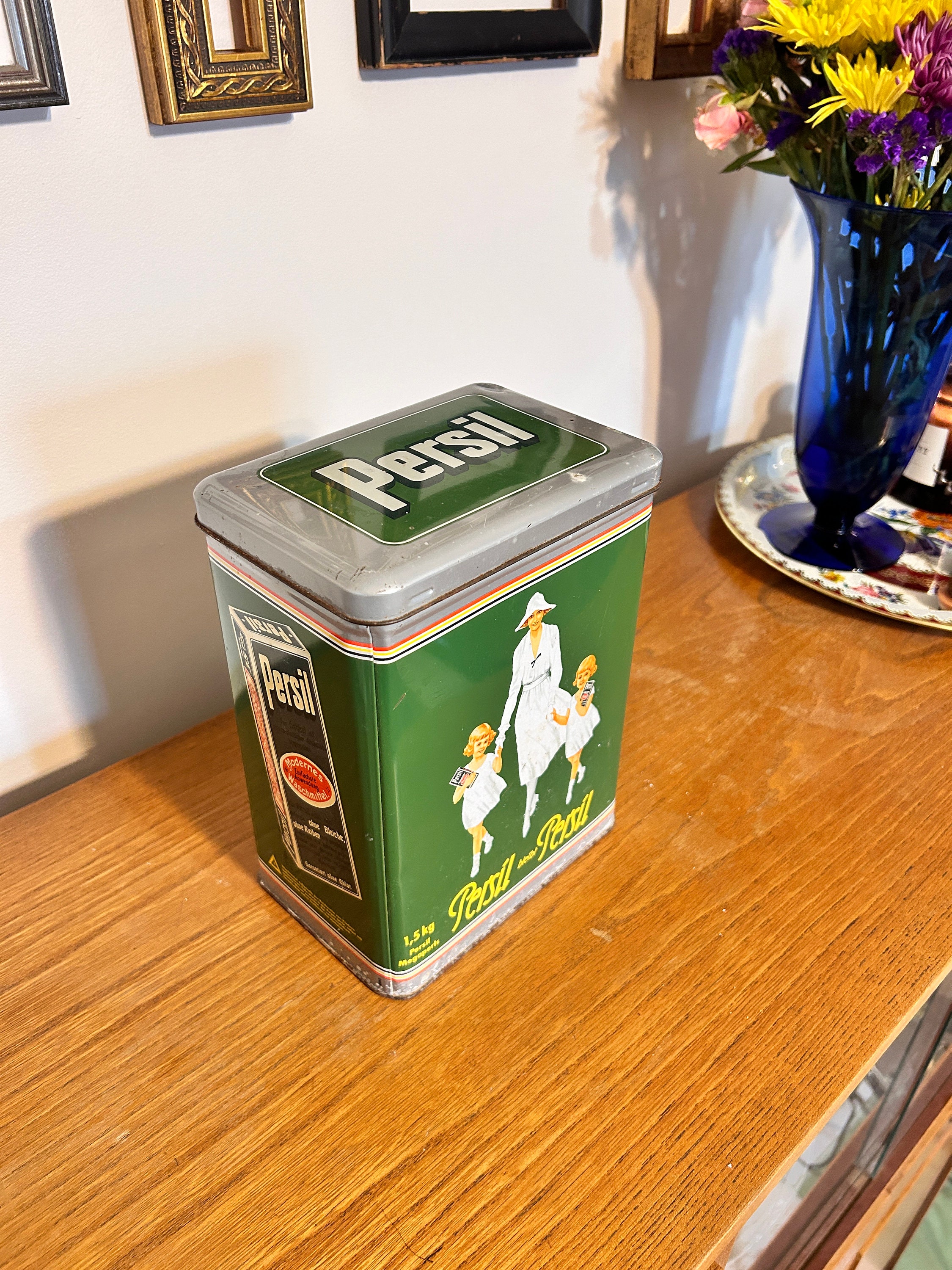 Vintage 1980s Reproduction Tin Box Persil From Germany - Etsy