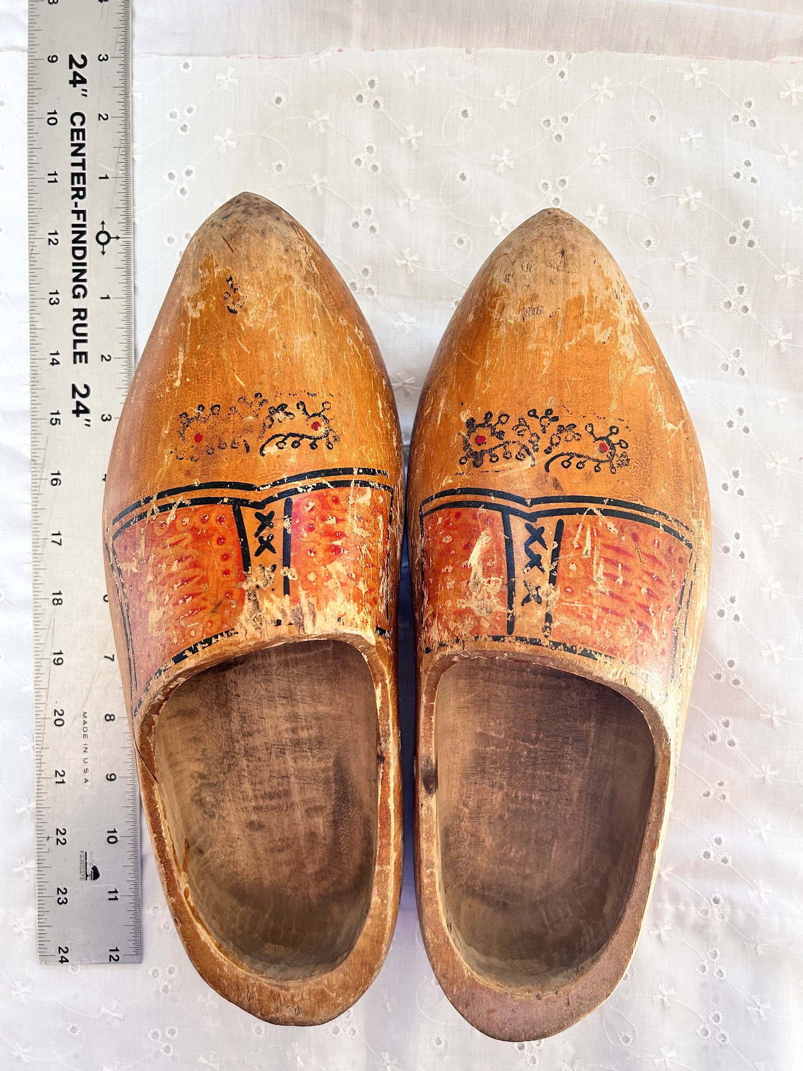 Authentic Dutch Wooden Shoes With Hand Painted Detail for Decoration or ...