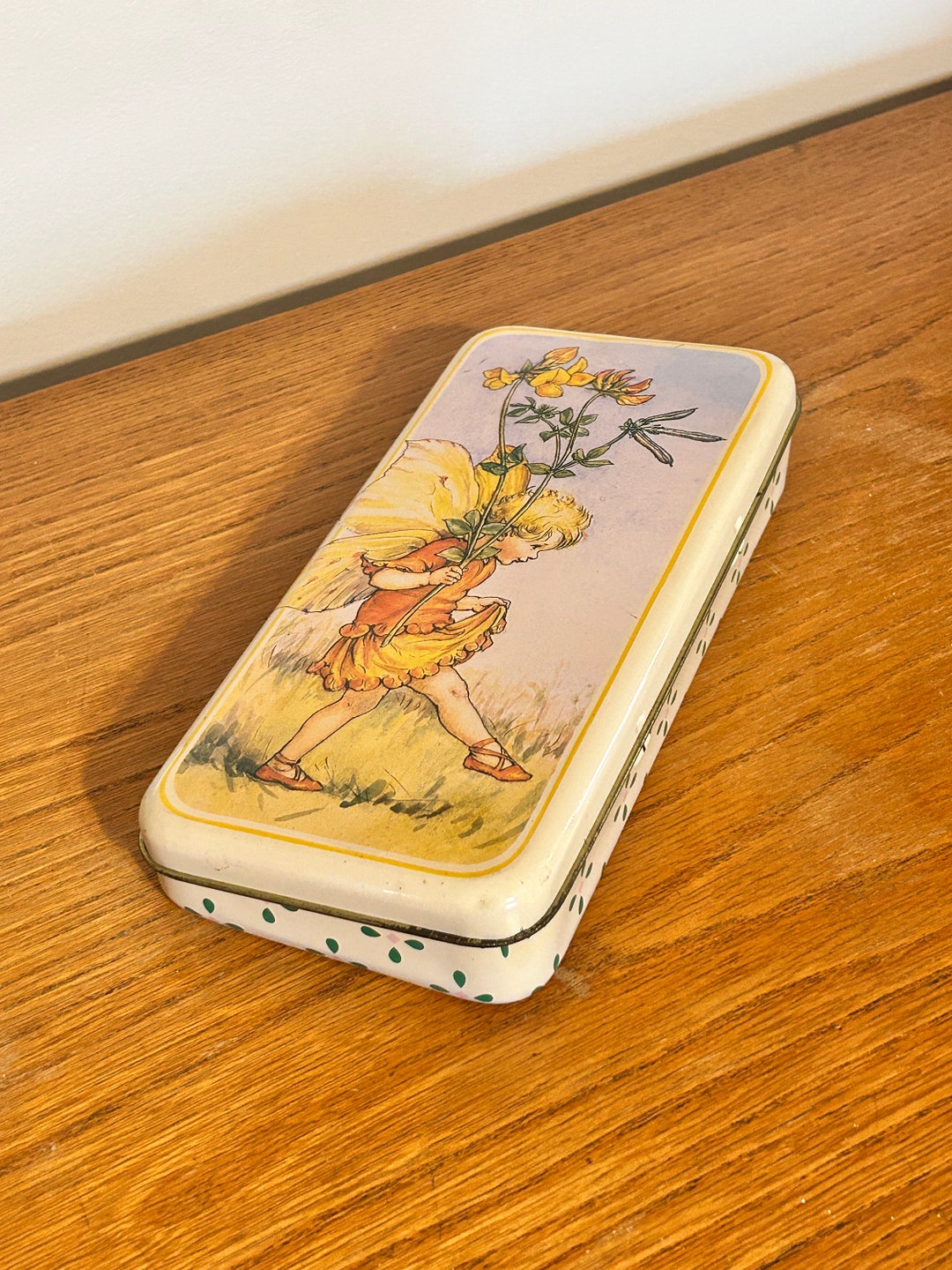Vintage 1990s Tin Pencil Box "flower Fairies" From the UK - Etsy