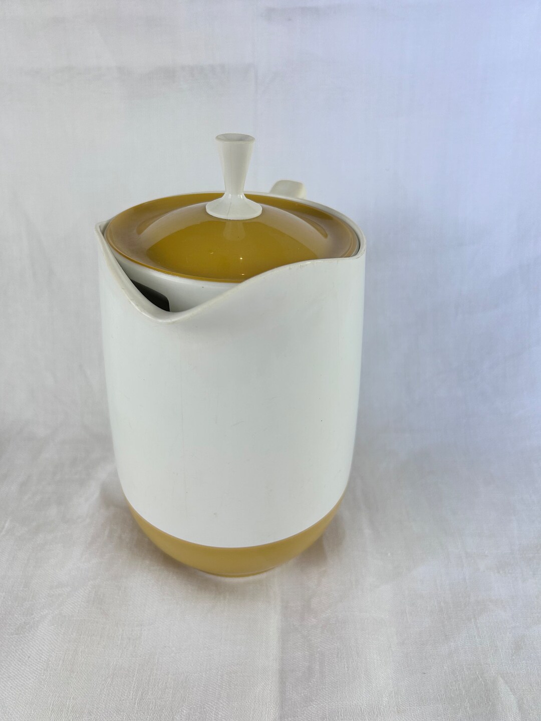 Cream and Gold Thermos Insulated Pitcher - Etsy