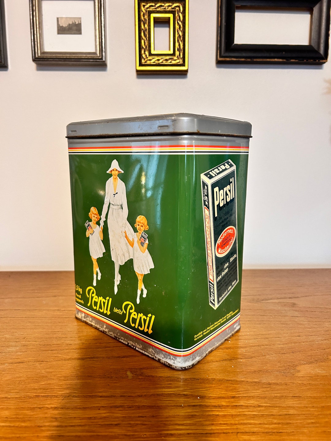 Vintage 1980s Reproduction Tin Box Persil From Germany - Etsy