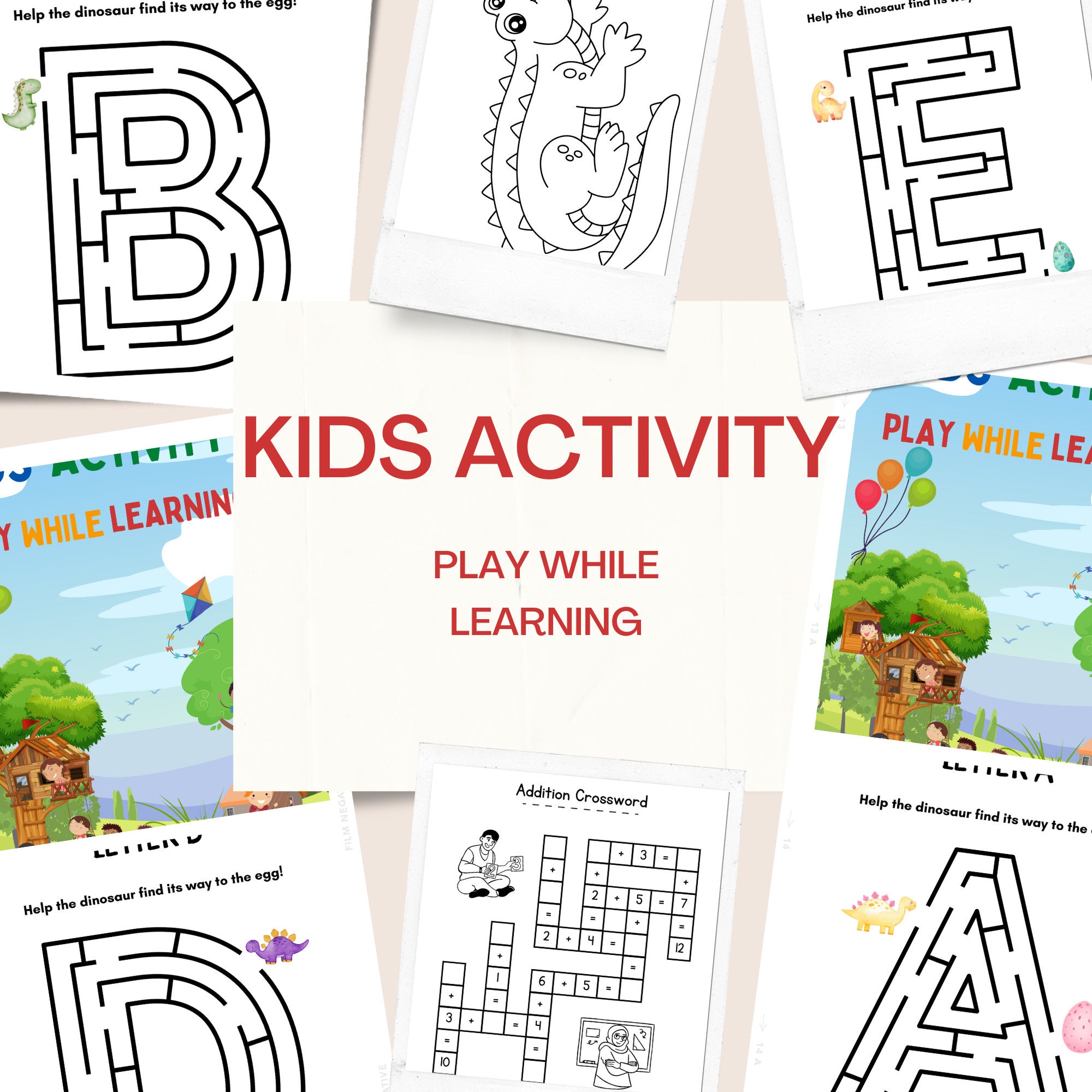 56 Digital Printable Kids Activities Home Learning Kids - Etsy