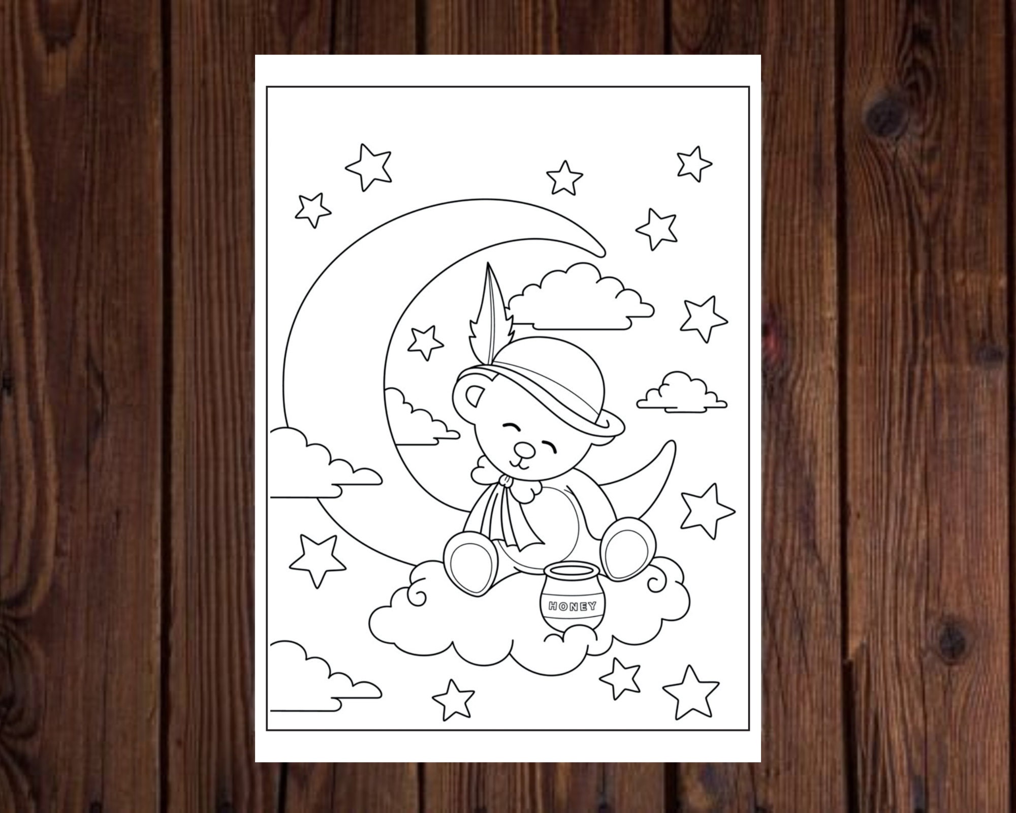 Printable Coloring Book for Kids Kids Coloring Activities - Etsy