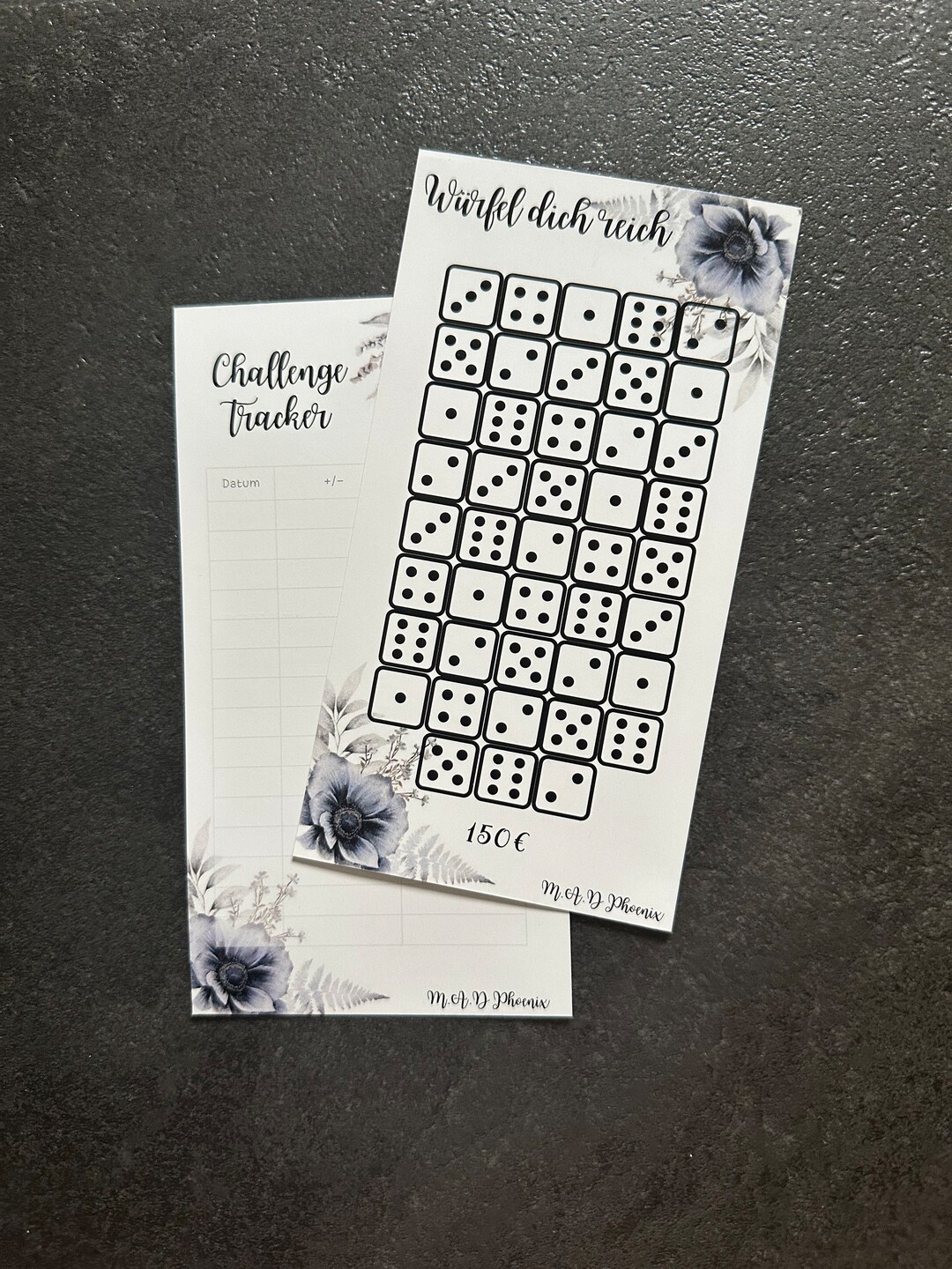 Dice Yourself Rich Challenge Tracker / Envelope Method / A6 - Etsy