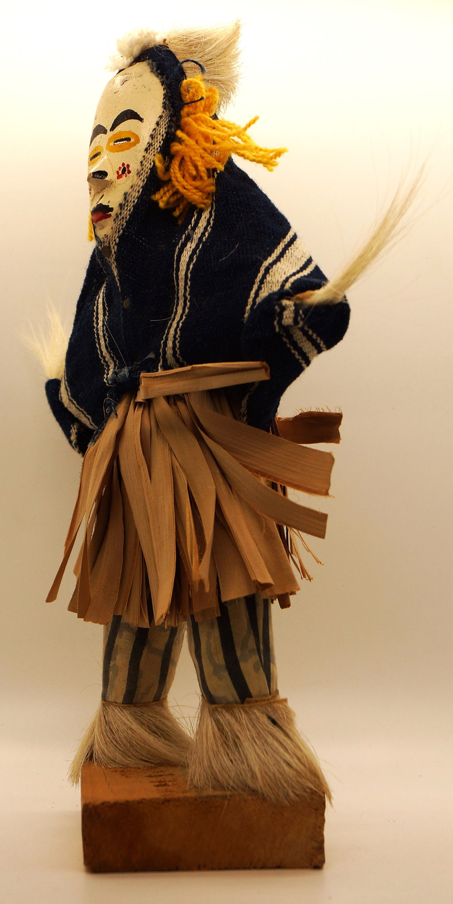 Vintage West African Masked Tribal Yacouba Dan Dance Figurine - Etsy